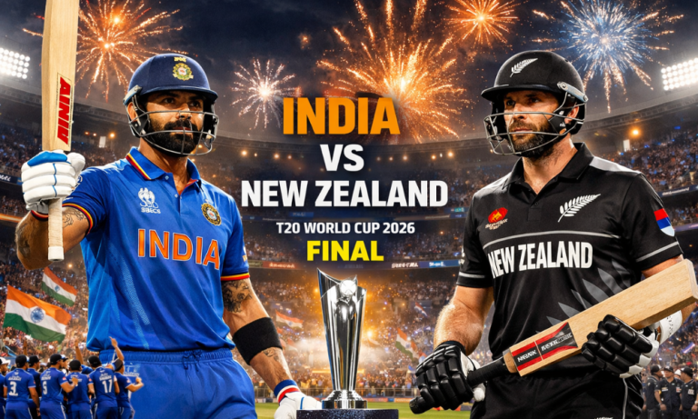 India vs New Zealand T20 World Cup 2026 Final in Ahmedabad on 8 March ...