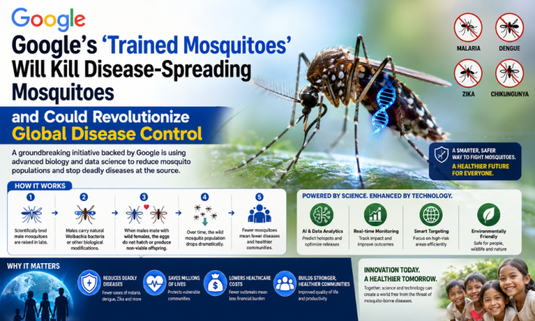 Google's 'Trained Mosquitoes' Will Kill Disease-Spreading Mosquitoes ...