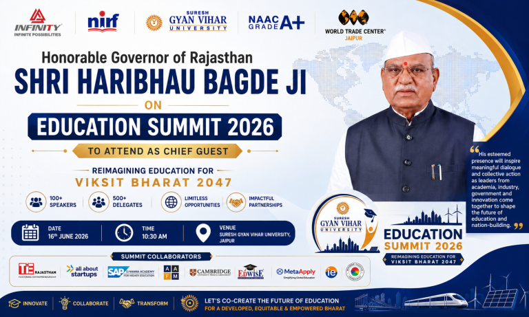 Honorable Governor of Rajasthan Shri Haribhau Bagde Ji on Education ...