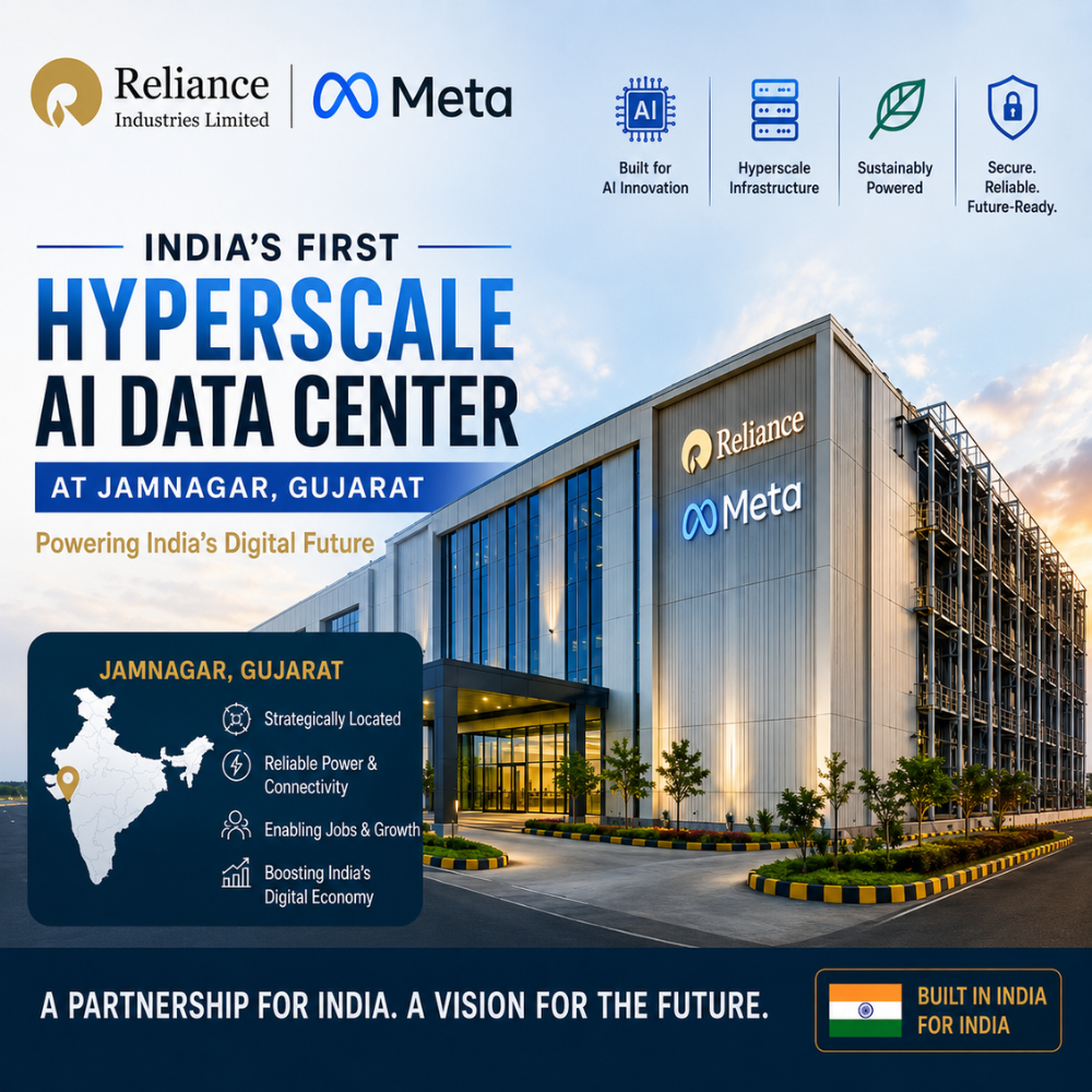 Reliance & Meta Back India's First Hyperscale AI Data Center in ...